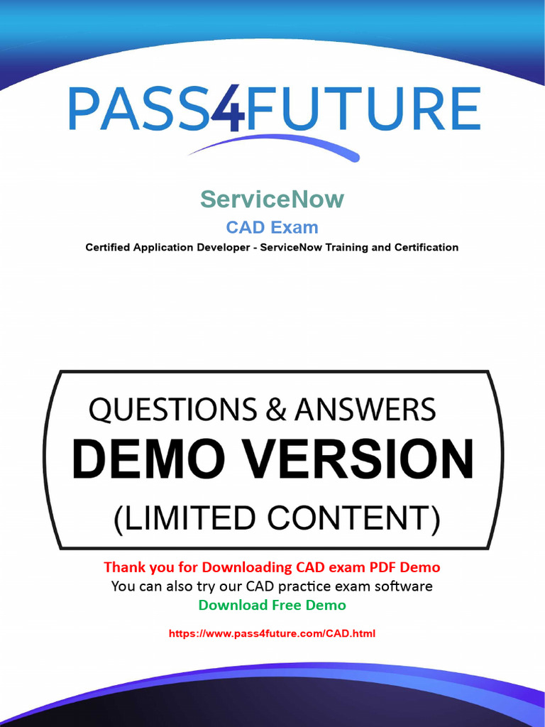 CAD Exam Demo and Q&A Guide | PDF | Dynamic Web Page | Application Software