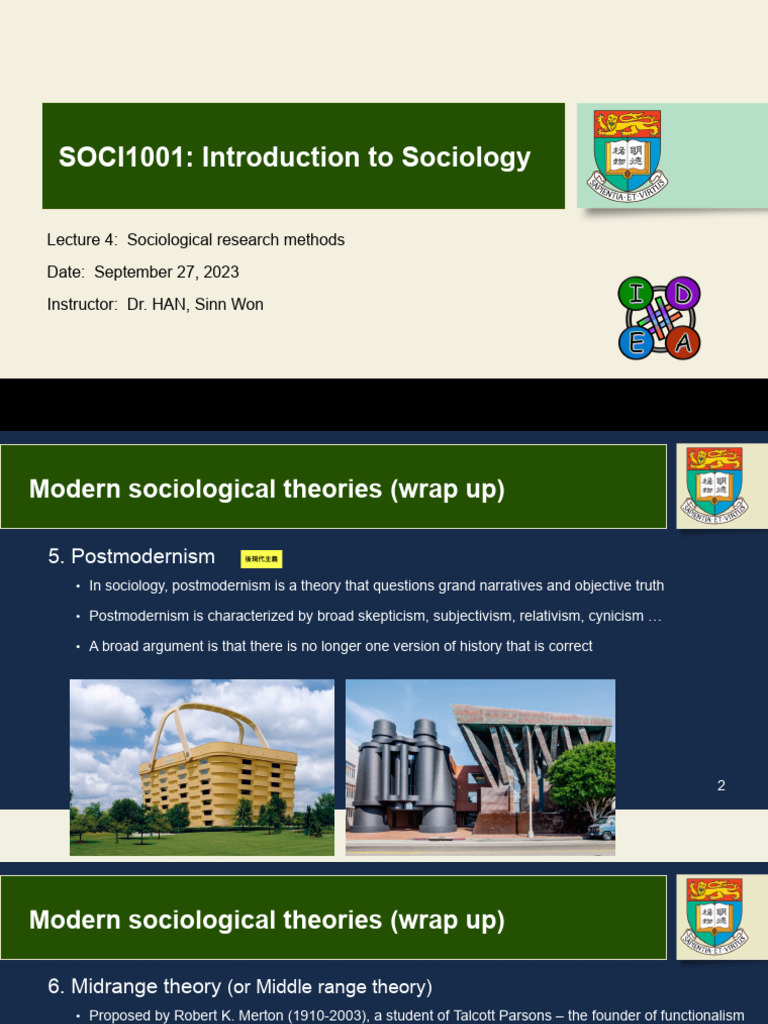 4 Moodle | PDF | Sociology | Scientific Method