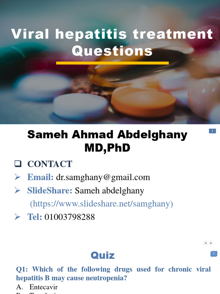 Liver Problems (Viral Hepatitis Treatment) Questions | PDF | Hepatitis ...
