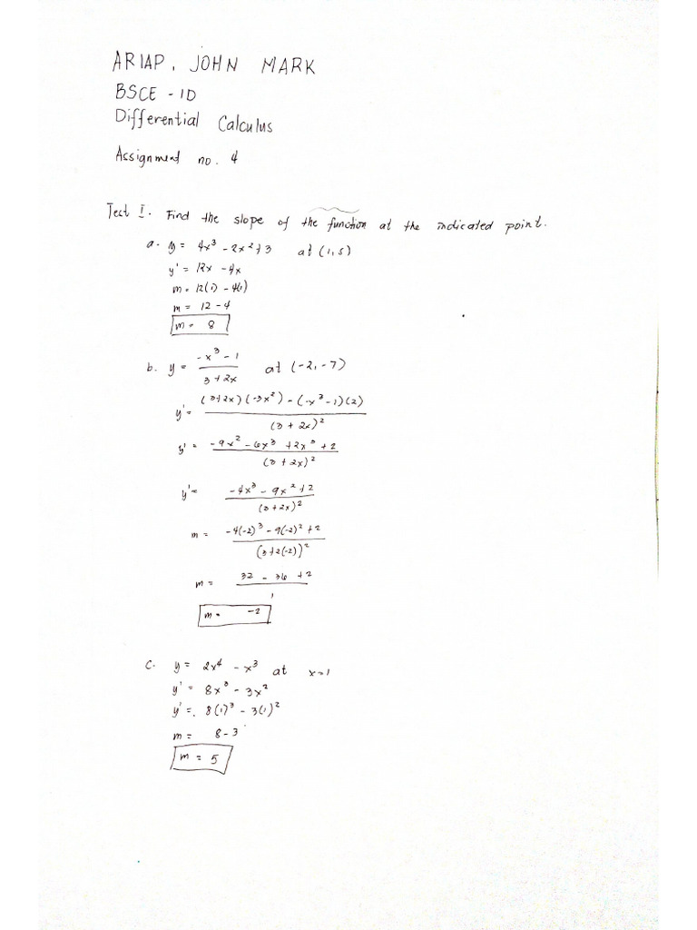 Calculus Notes | PDF