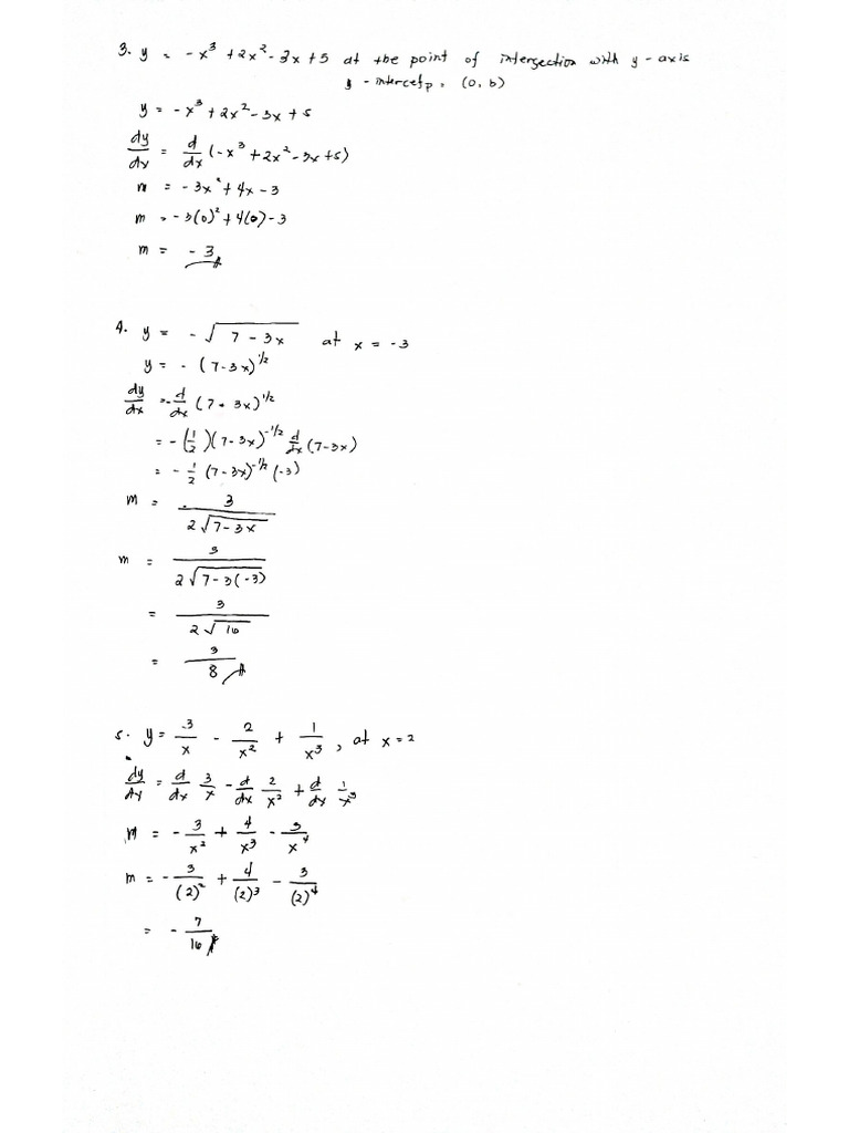 Differential Calculus Notes | PDF