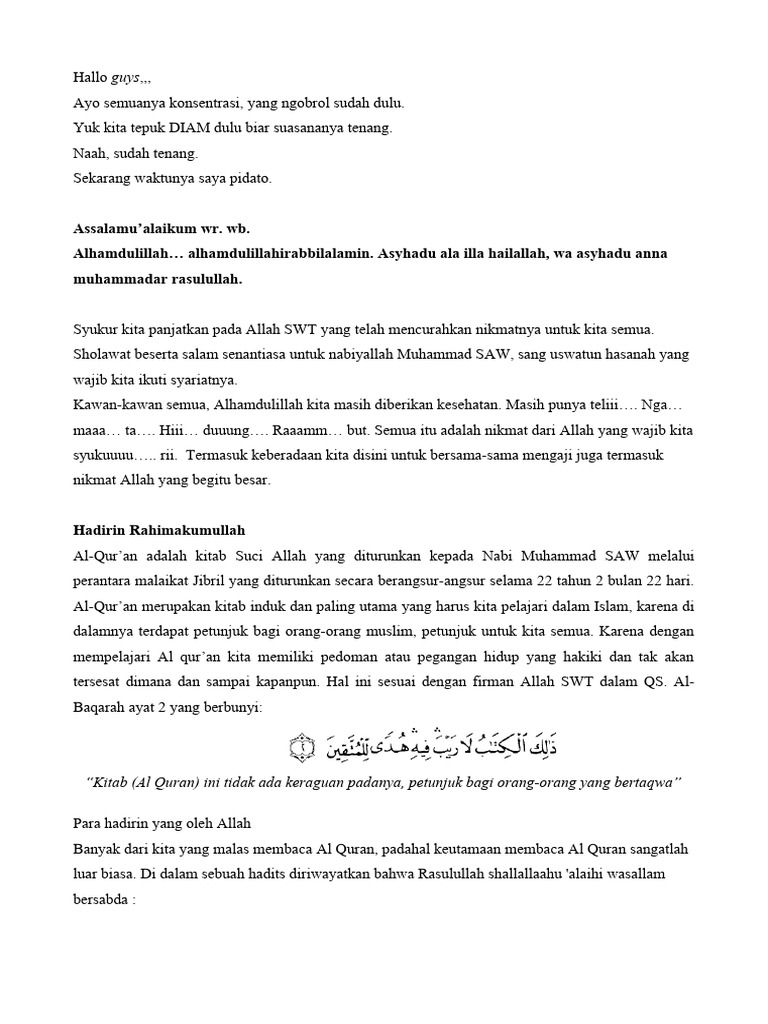 Keutamaan Belajar Al Qur'An | PDF | Agama & Spiritualitas