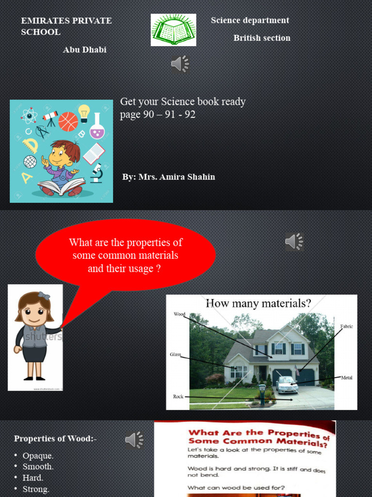 Propertise of Common Materials | PDF | Home & Garden