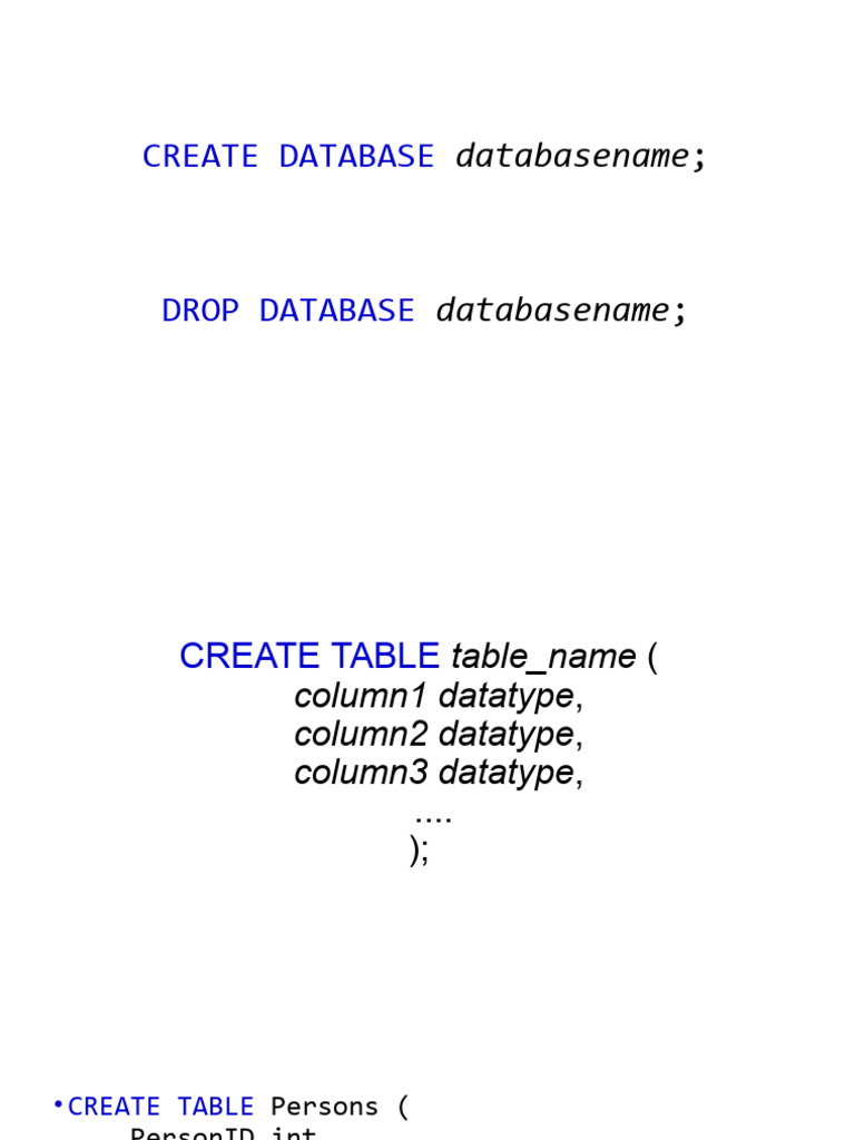 Unit 2 | PDF | Table (Database) | Relational Database