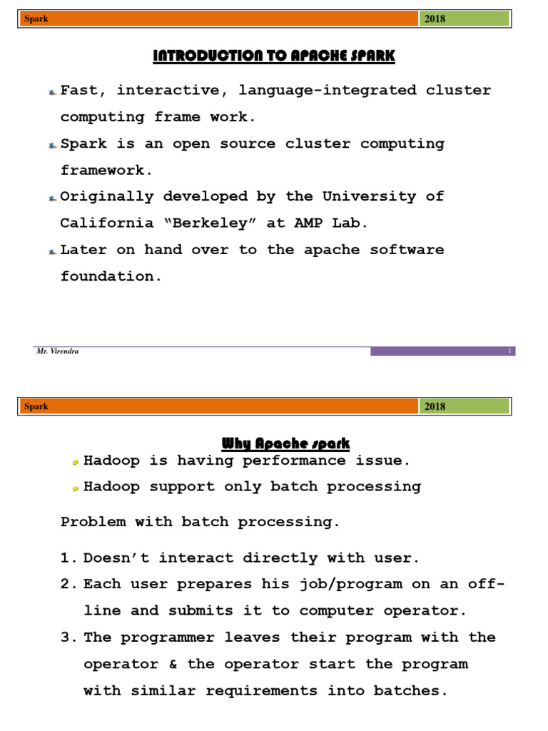 Spark Architecture | PDF | Apache Spark | Apache Hadoop