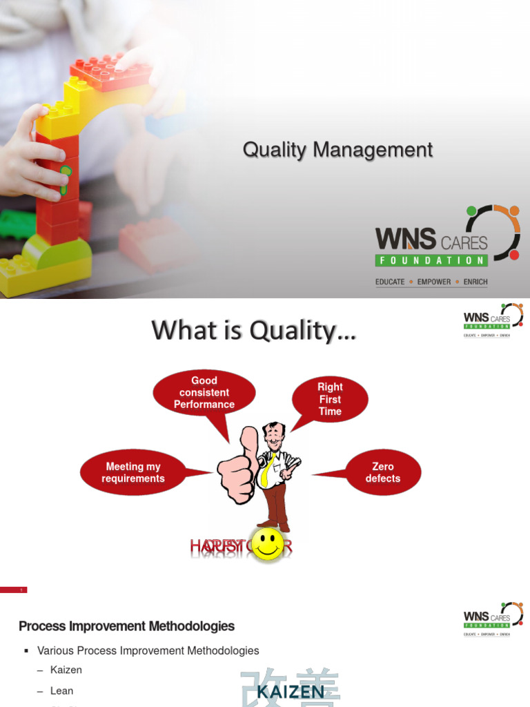 Quality Management System | PDF | Six Sigma | Lean Manufacturing