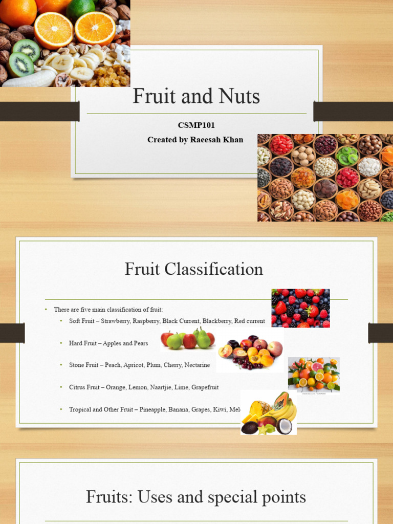 Fruit and Nuts | PDF | Nut (Fruit) | Fruit Preserves