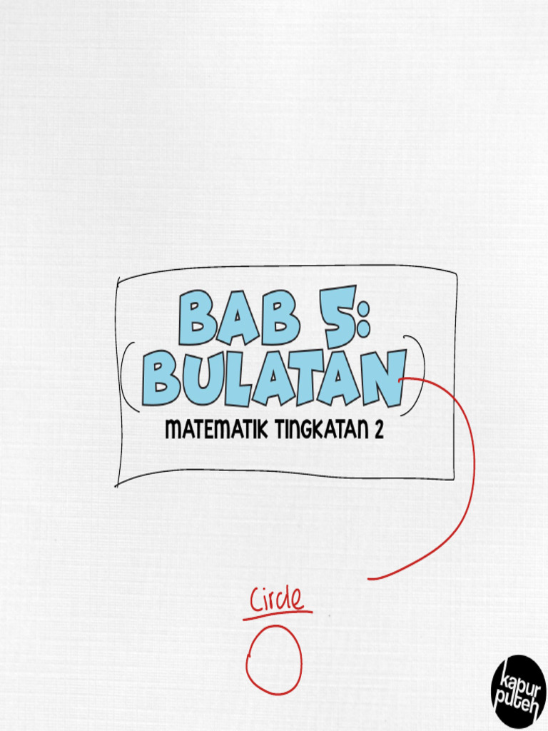 (Ebook) Bab 5 - Bulatan (Form 2) | PDF