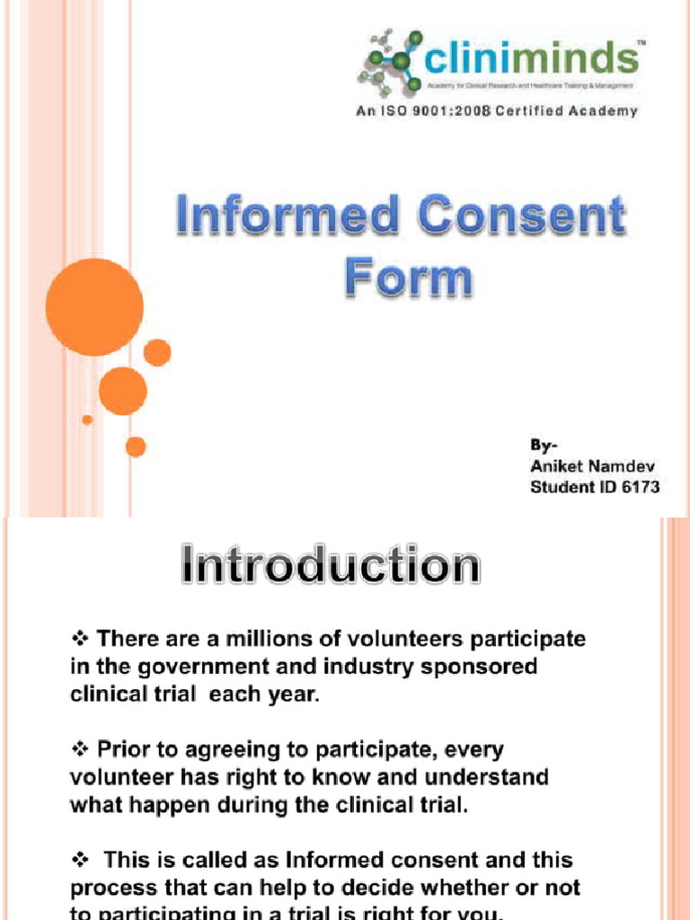 Informed Consent Form | PDF