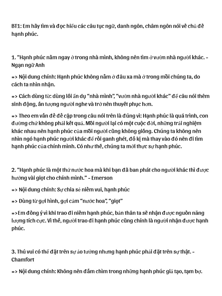 BT1 Văn Cô Uyên | PDF