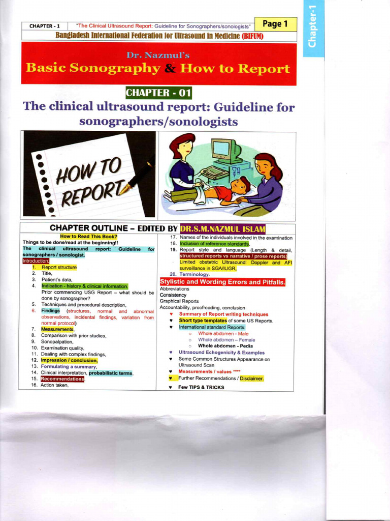 Ultrasound Reporting | PDF