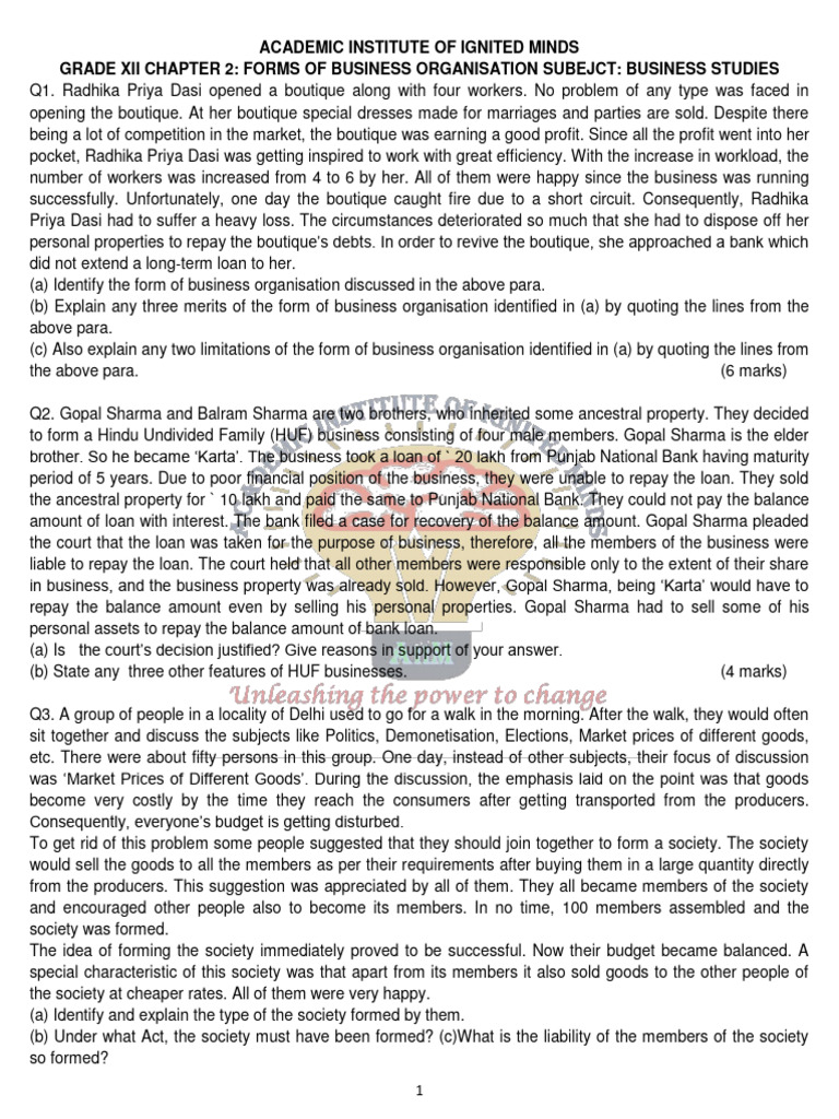 AIIM CH 2 ASSIGNMENT BS 2023-24 | PDF | Loans | Debt