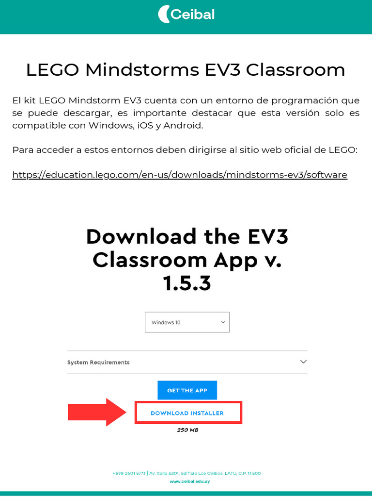 Guía de Inicio LEGO Mindstorms EV3 | PDF