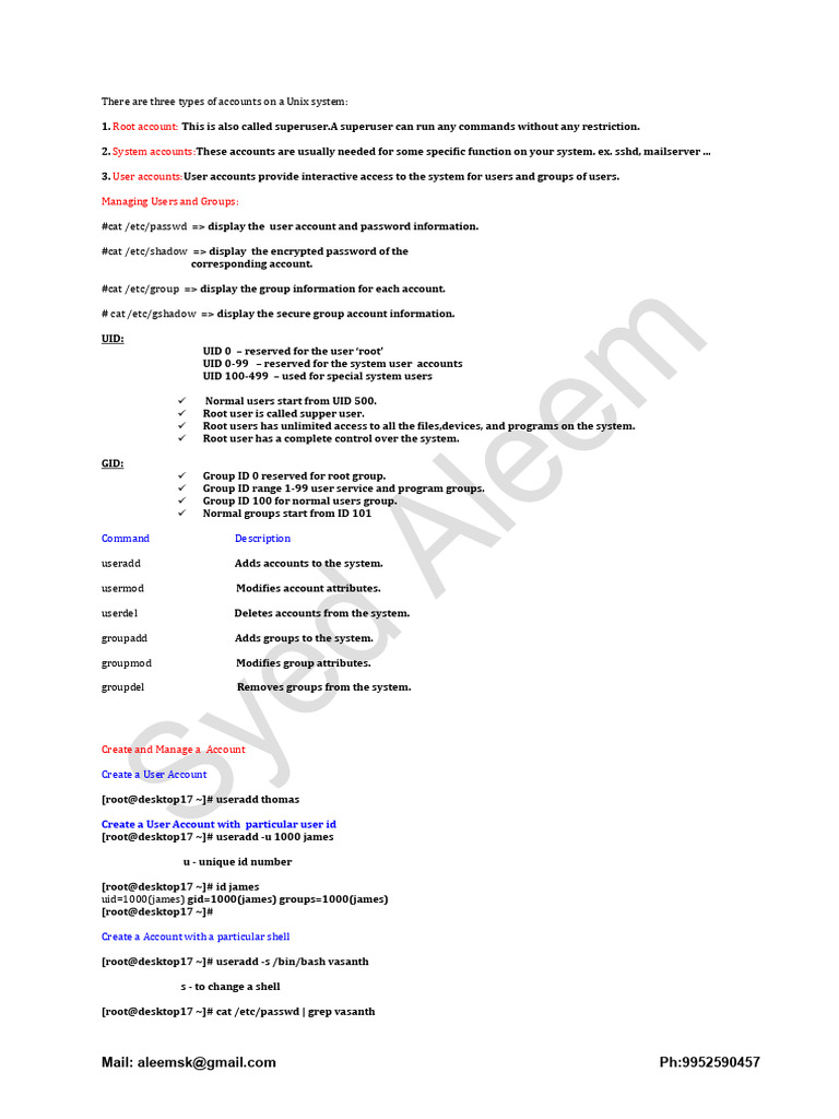 User Management | PDF | Superuser | Secure Shell