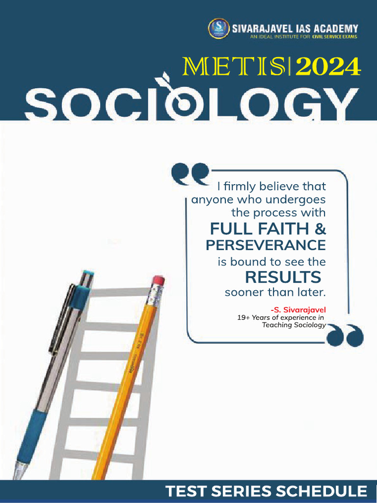 Sociology Optional Test Batch Phase 2 2024 | PDF | Sociology | Social ...