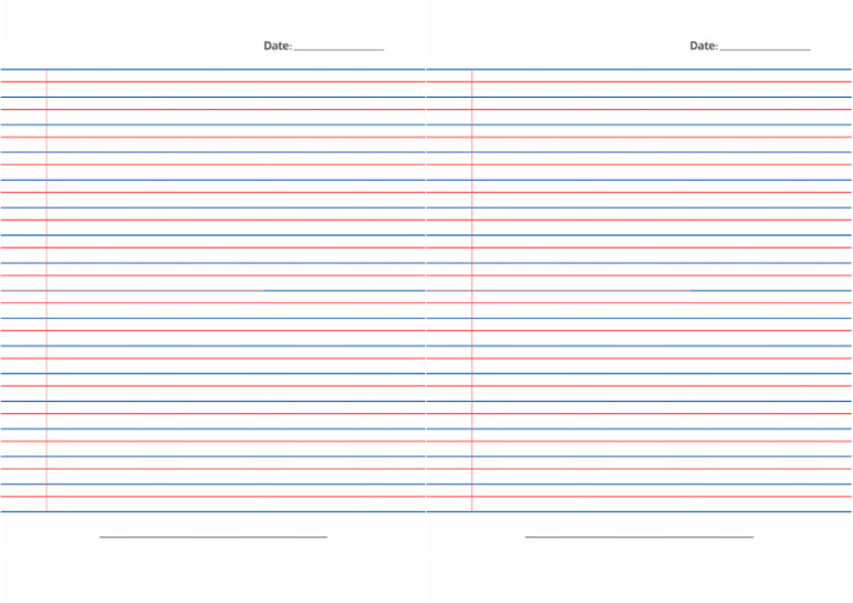Notebook Lines - Writing Notebook Lines 1 | PDF