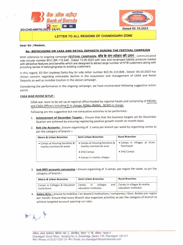 Refocusing On Casa and Retail Deposit | PDF