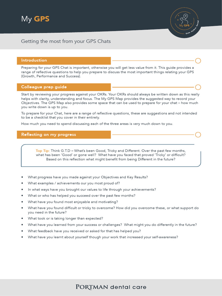 04 PORTMAN My GPS Chats Colleague Prep Guide - PDF Download | PDF ...