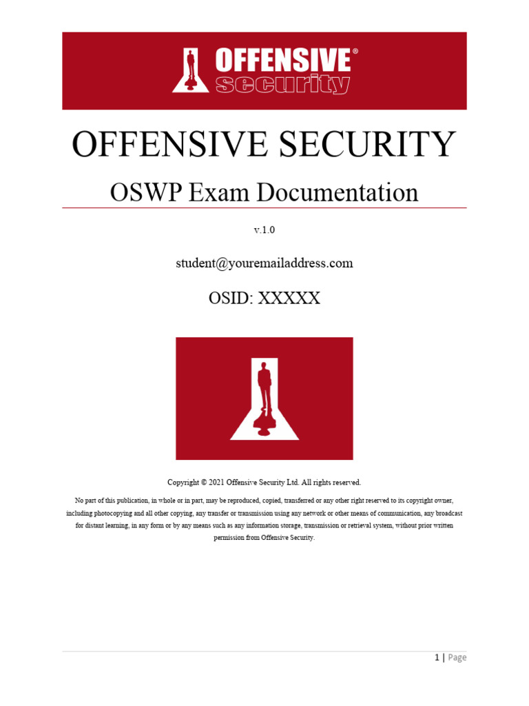 OSWP Exam Report Template | PDF | Computer Science | Computing