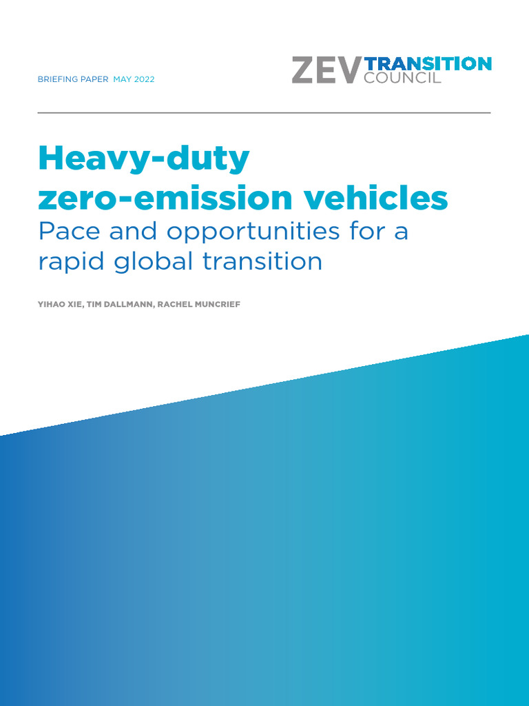 2022 05 ZEVTC HD ZEV Pace-Transition-Global | PDF | Truck | Semi ...