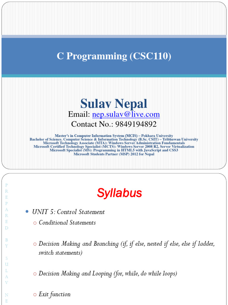 Unit 5 (Control Statements) | PDF | Control Flow | Boolean Data Type Unit 5 (Control Statements) | PDF | Control Flow | Boolean Data Type
