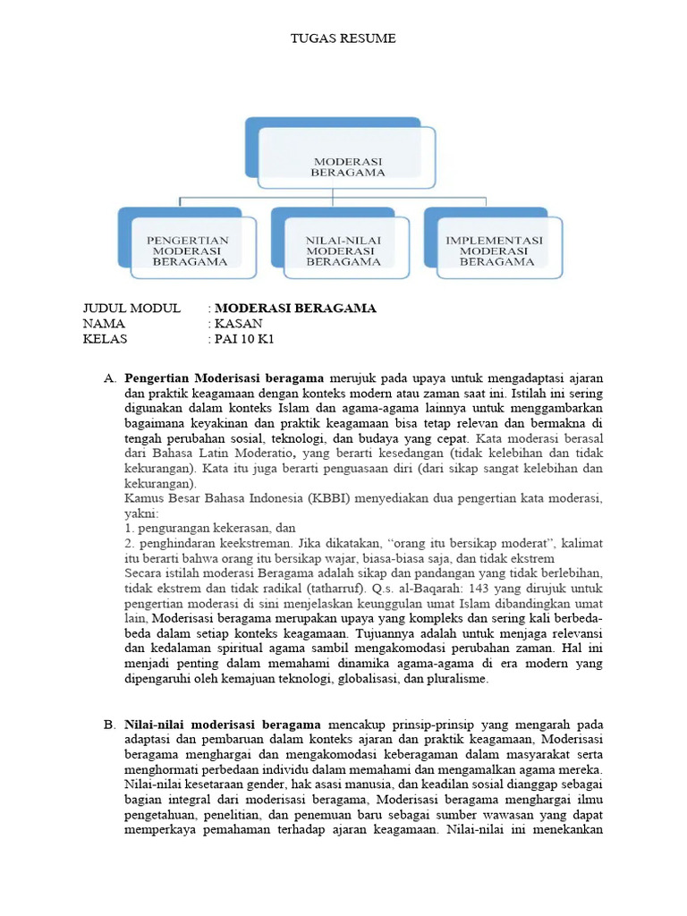 Tugas Resume K4 | PDF | Agama & Spiritualitas