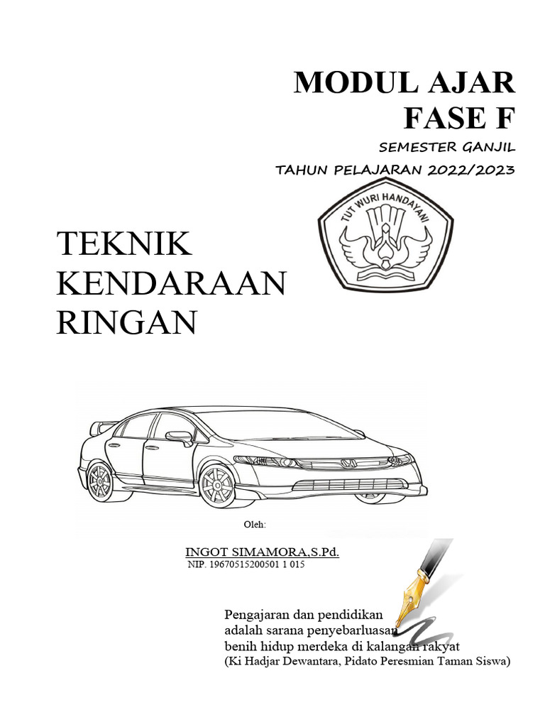 Sis Engine Kendaraan Ringan - MODUL | PDF