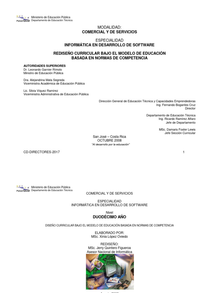 Informatica Desarrollo Software 12 | PDF | Evaluación | Aprendizaje