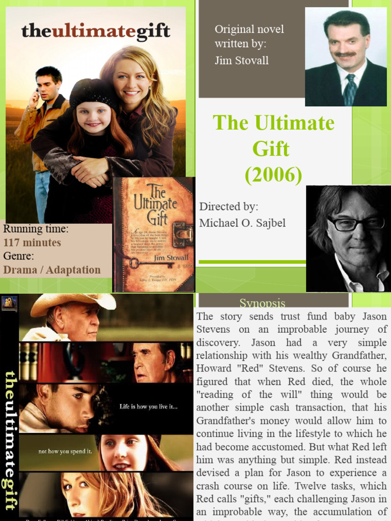 The Ultimate Gift: Film Analysis Guide | PDF | Close Up