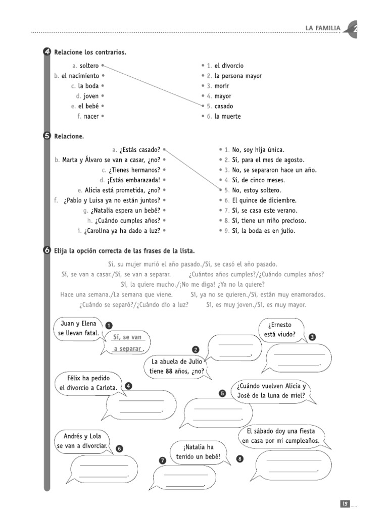 Tarea La Familia | PDF