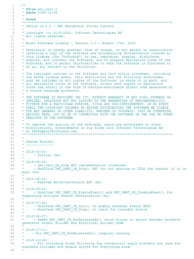 XMC Uart C | PDF | Software | Computing