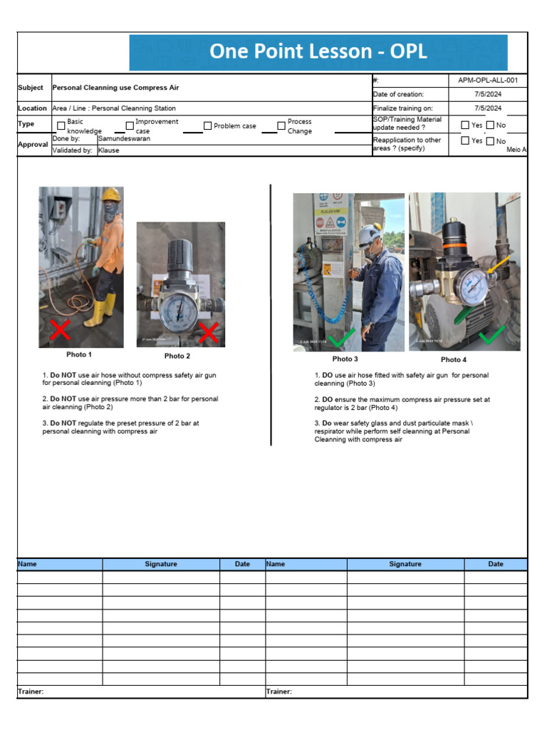 Apm Opl All 001 | PDF | Personal Protective Equipment | Equipment