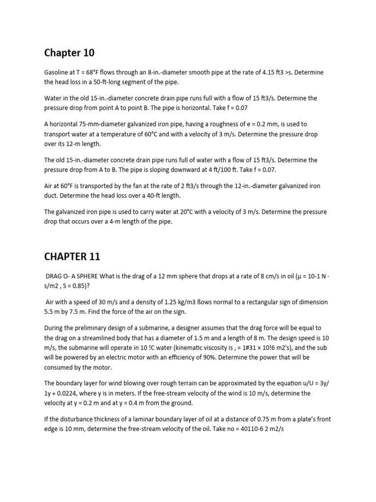 Syllabus fm2 | PDF | Drag (Physics) | Boundary Layer