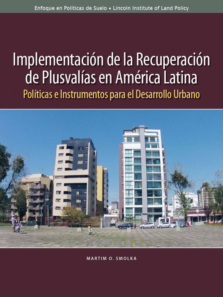 Martin Smolka, Recuperación de Plusvalías, Capítulo 1 | PDF | Rio de ...