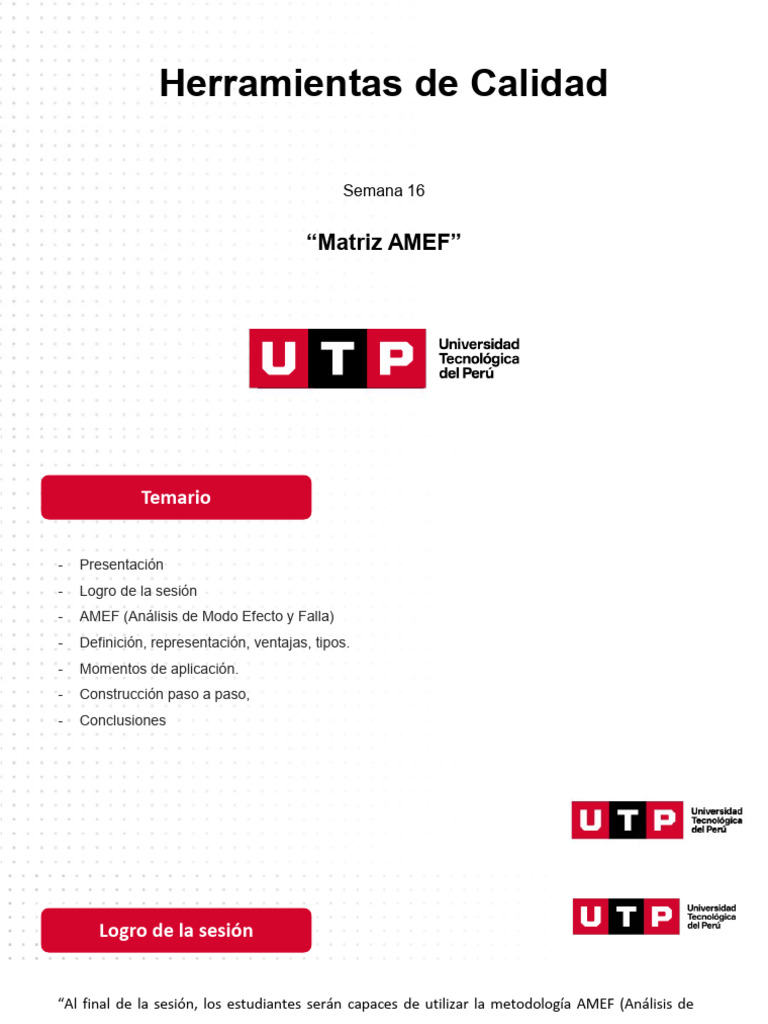 S16 - s1 - Matriz AMEF | PDF | Software | Calidad (comercial)