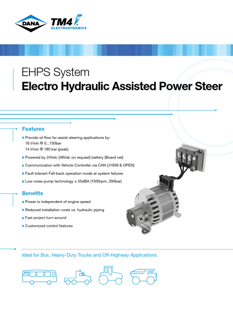 EHPS-System DanaTM4 2020-1 | PDF | Power Inverter | Alternating Current