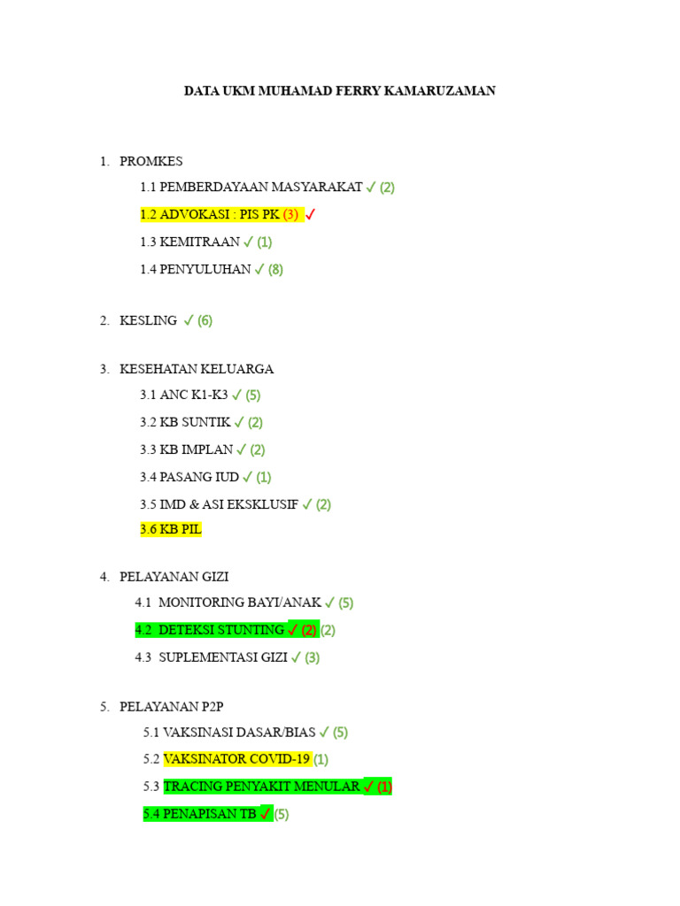 BORANG UKM Mf (2) | PDF