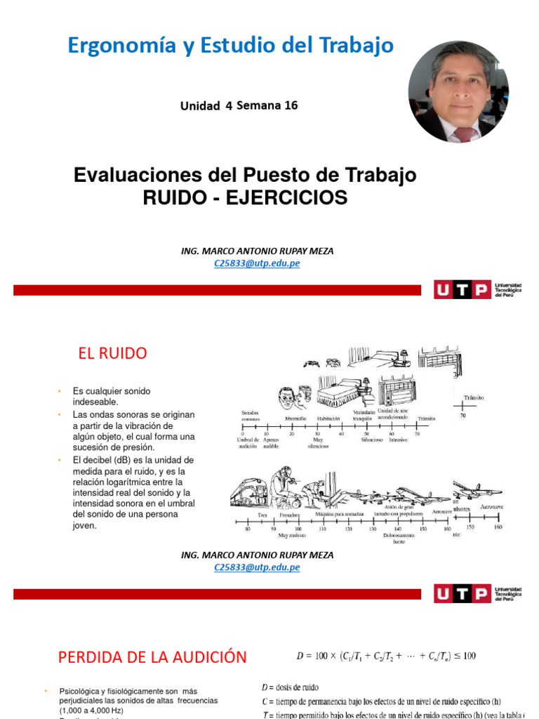 S16 - s2 - Material Evaluación Del Ruido Ejercicios | PDF | ruido | Decibel