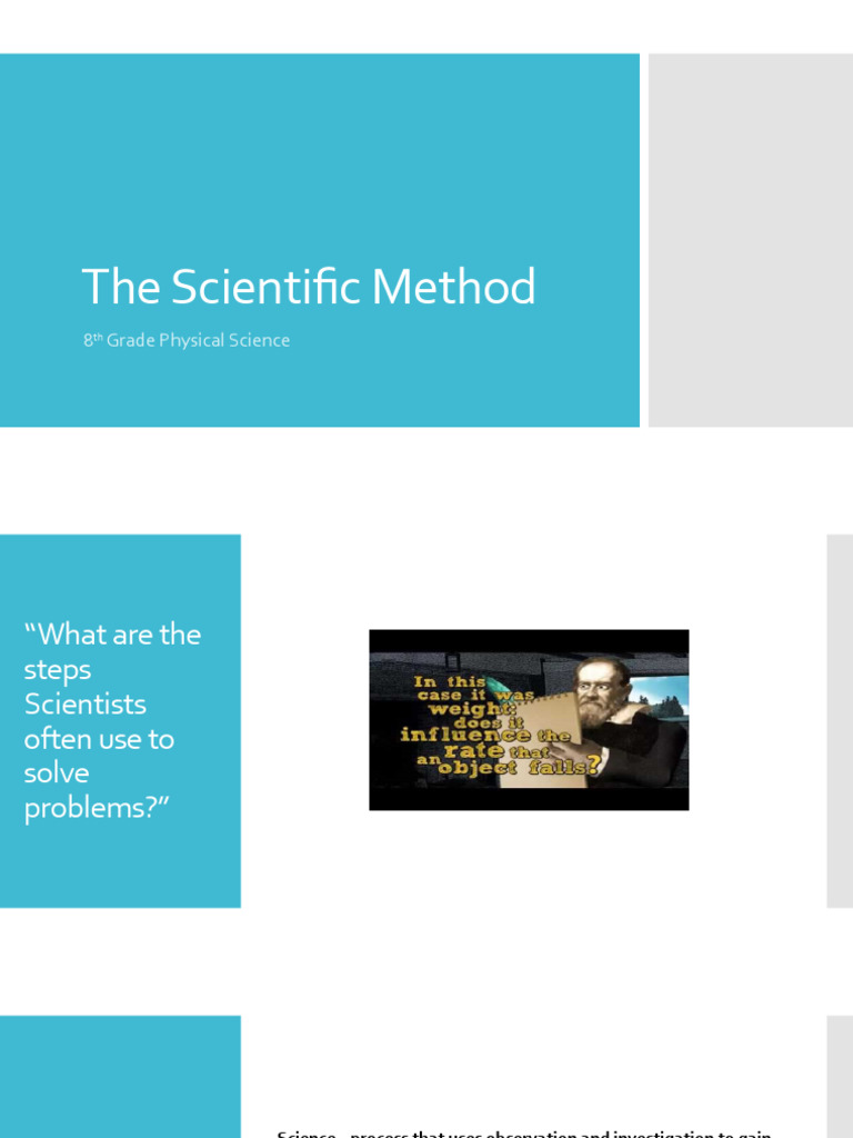 The Scientific Method | PDF | Experiment | Science