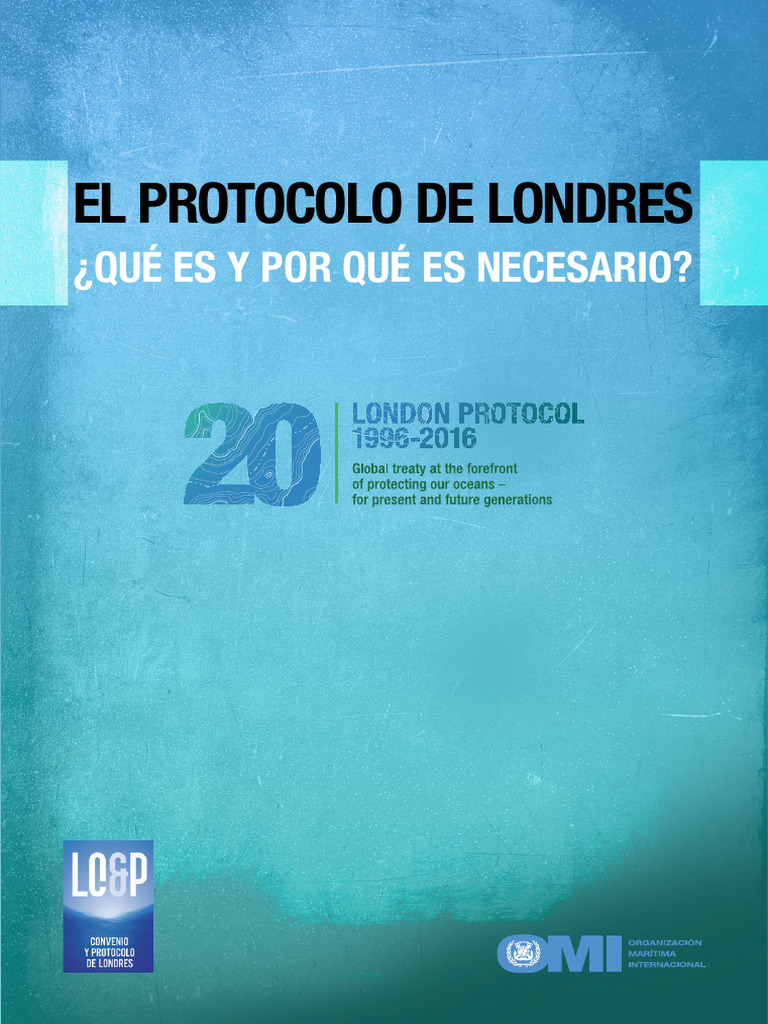 Protocolo de Londres 1996: Protección Marina | PDF | Residuos | Contaminación