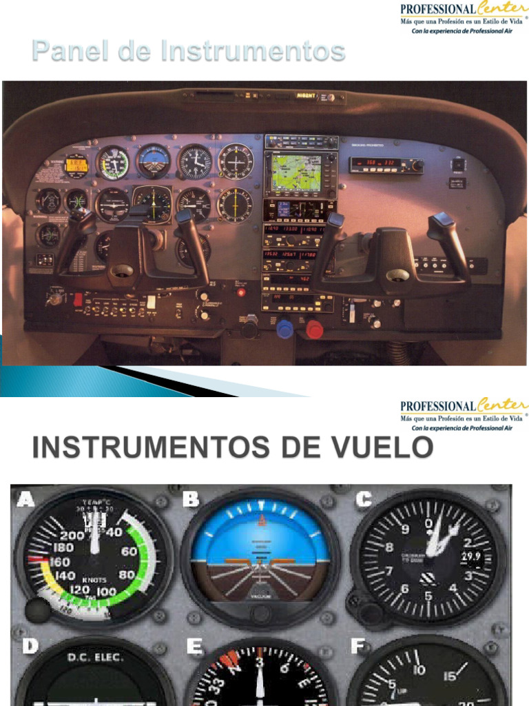 Instrumentos de vuelo | PDF | Altímetro | Giroscopio