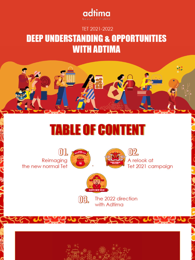 Adtima - Tet 2022 Deep Understanding & Opportunities | PDF