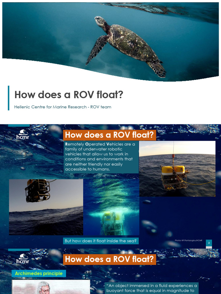 How Does A ROV Float | PDF | Buoyancy | Applied And Interdisciplinary ...