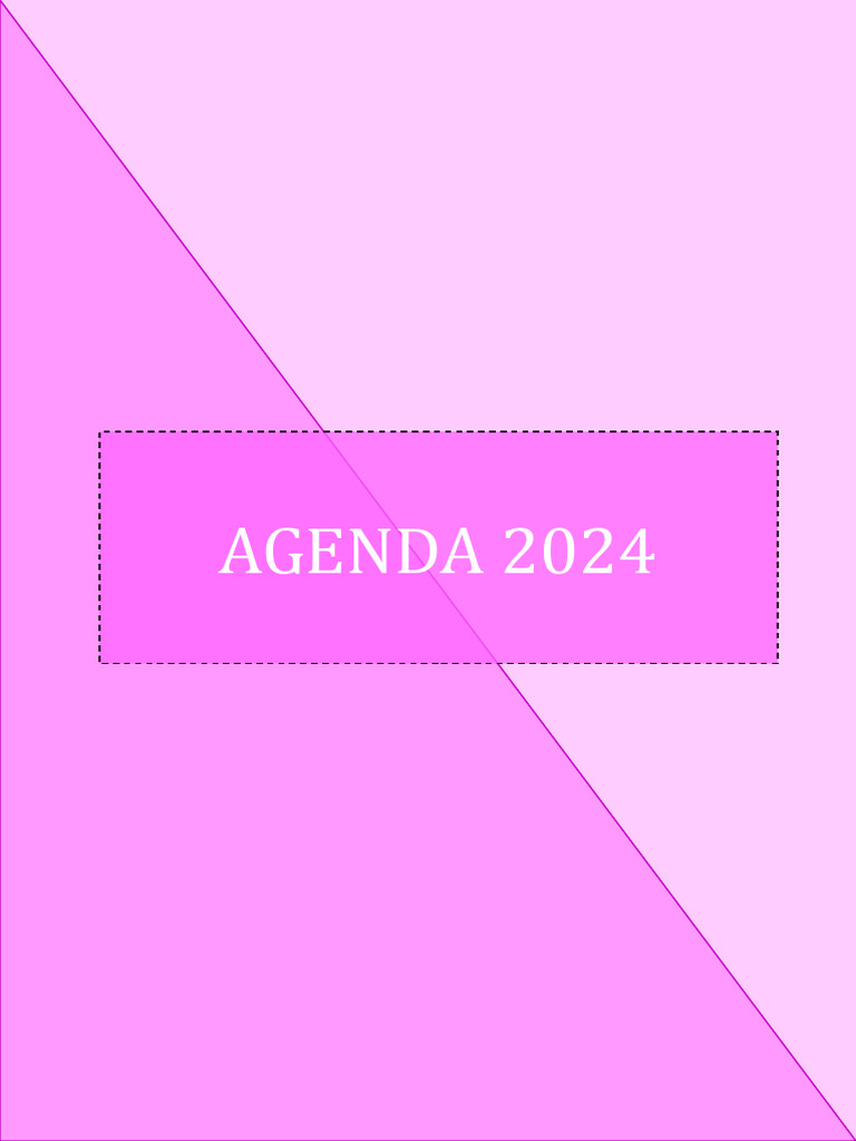 Agendas 2024 | PDF