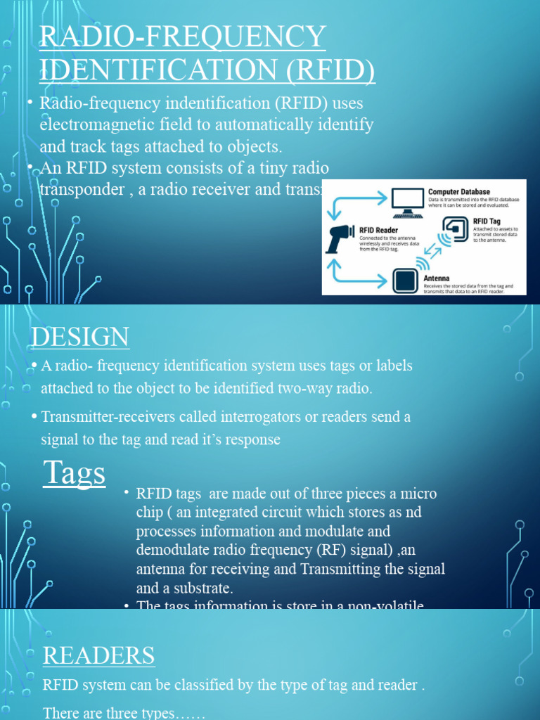 RFID | PDF | Radio Frequency Identification | Radio