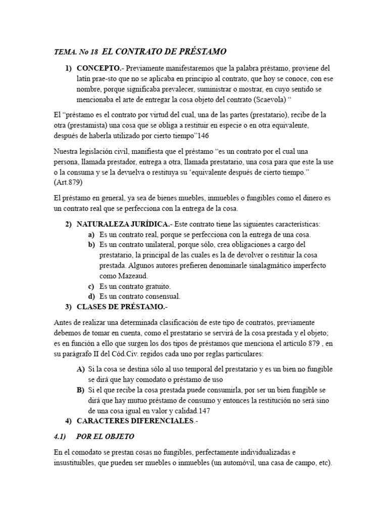 Contrato de Préstamo 8@ | Descargar gratis PDF | Derecho privado | Derecho civil (sistema legal)