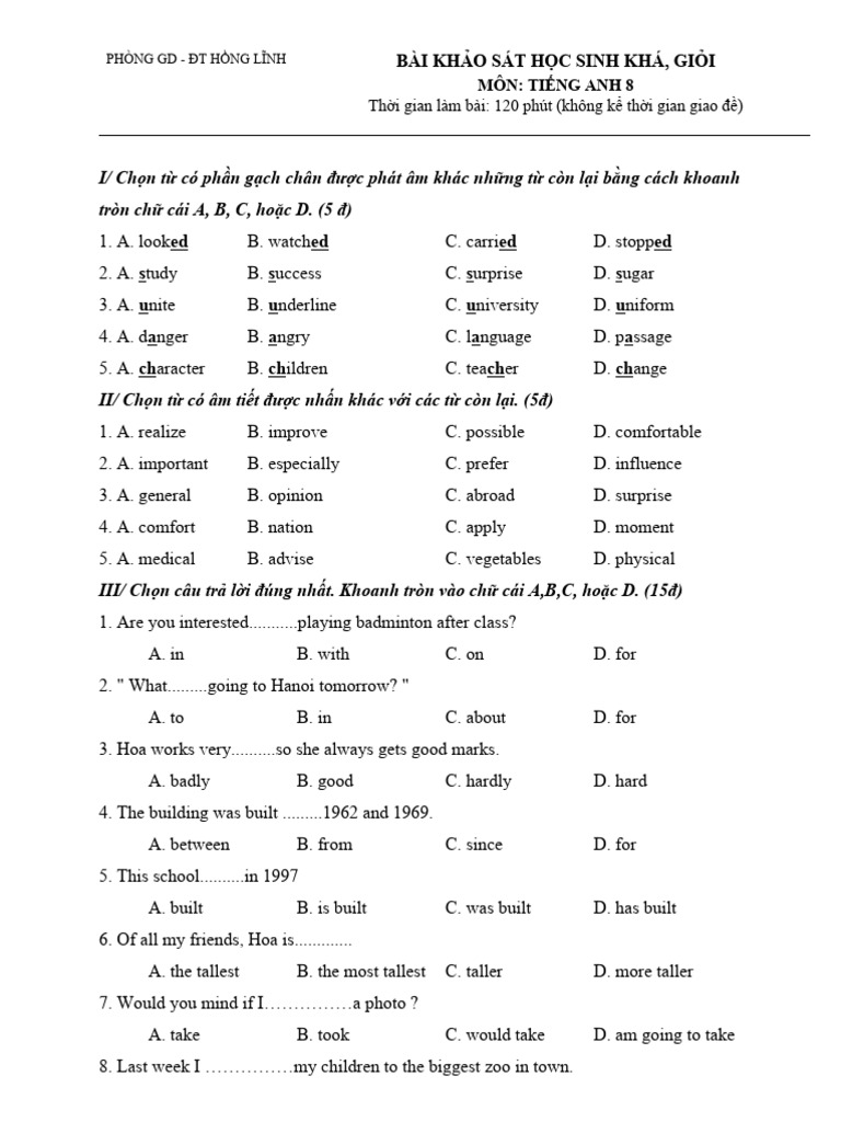 HSG H NG Lĩnh 5 | PDF | Vietnam