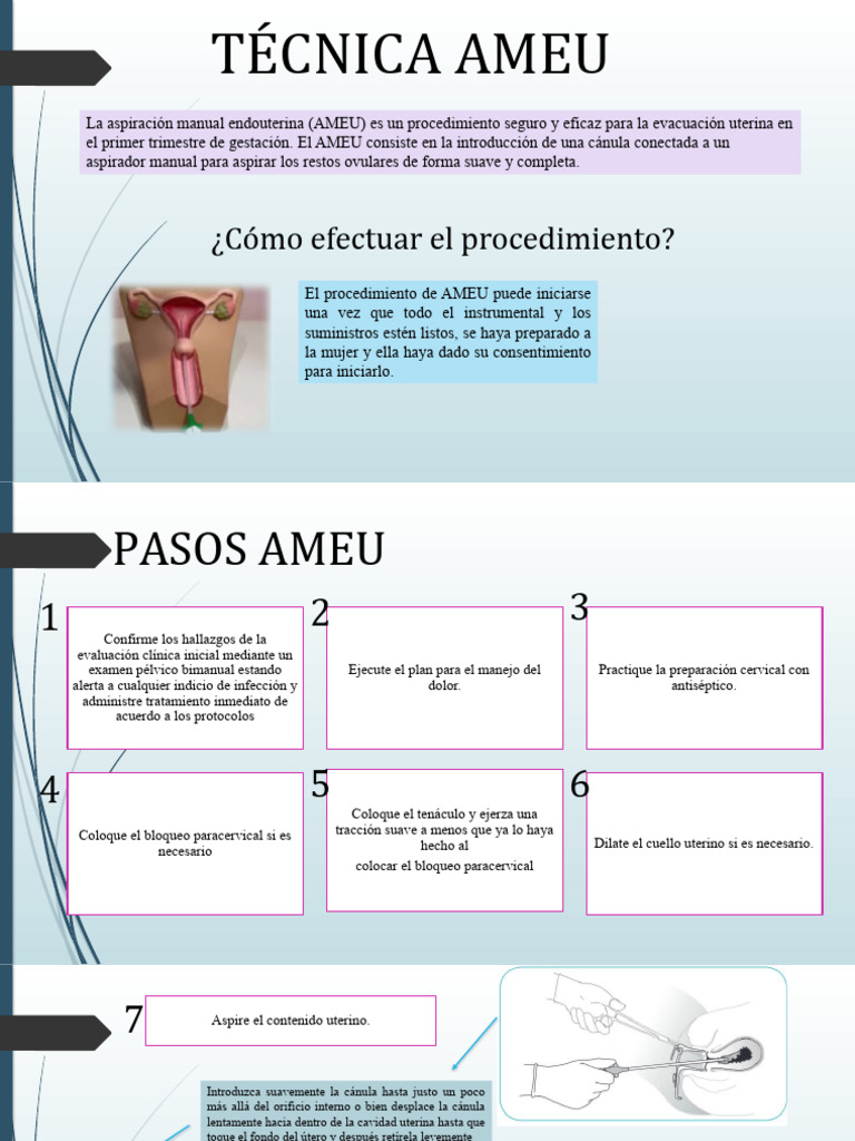 AMEU | PDF | El embarazo | Especialidades Medicas