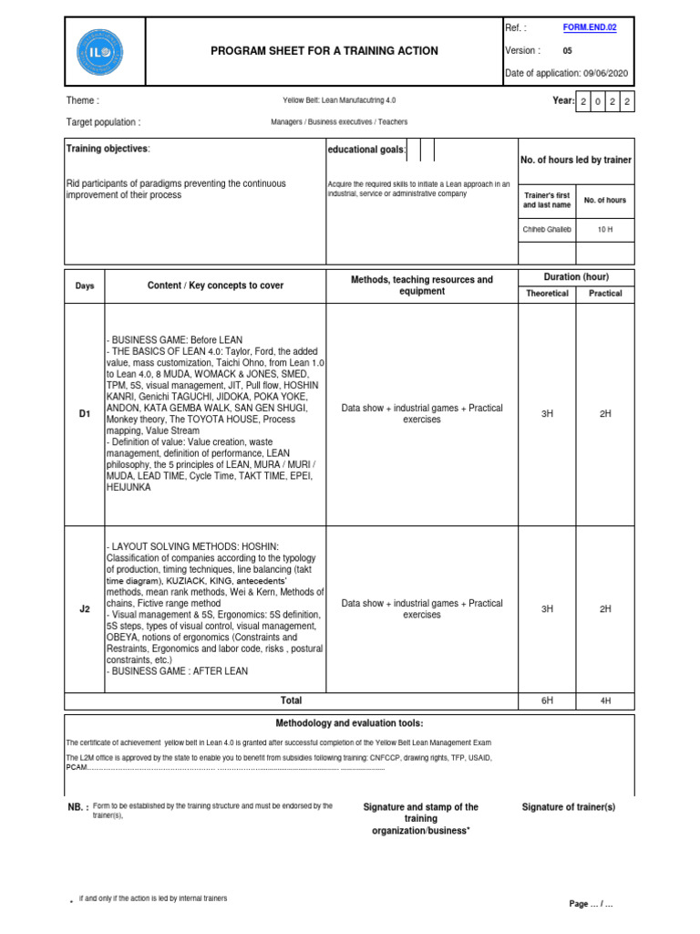 Yellow Belt Training in Lean 4.0 | PDF | Lean Manufacturing ...
