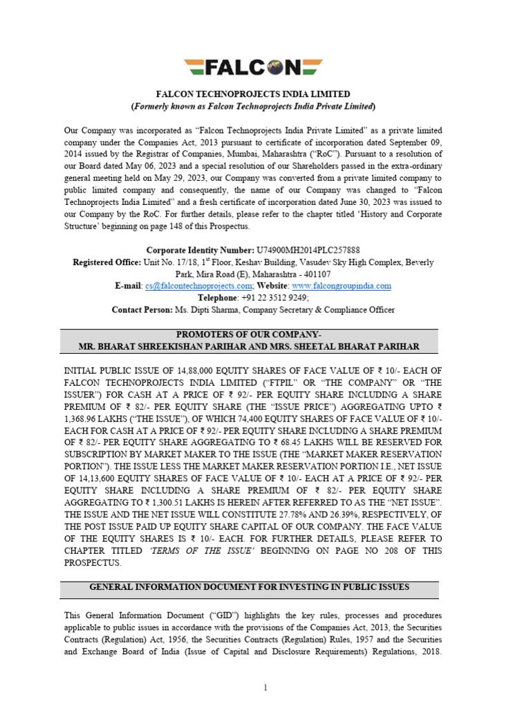 Gid | PDF | Initial Public Offering | Securities (Finance)